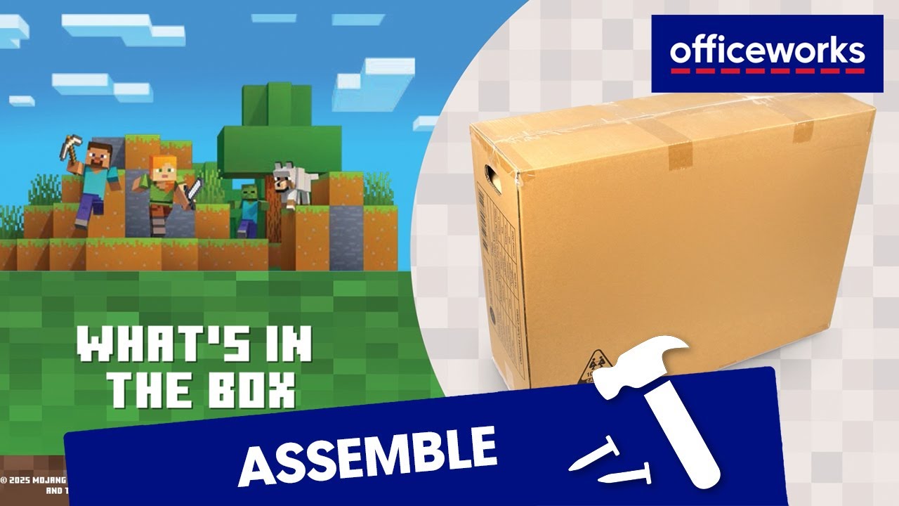 Minecraft Gaming Chair Assembly - YouTube