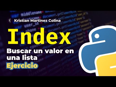 ¿Como usar index en Python? - YouTube