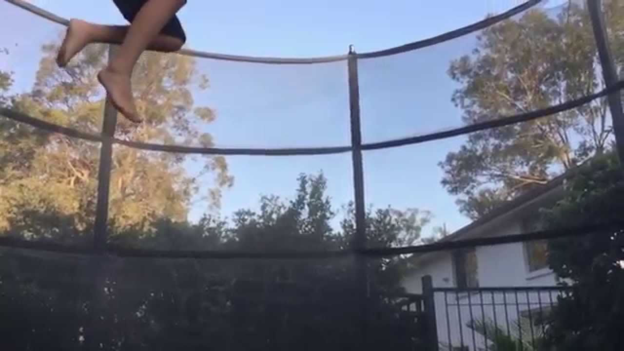 7 year old boy does a corkscrew fail (very funny) - YouTube