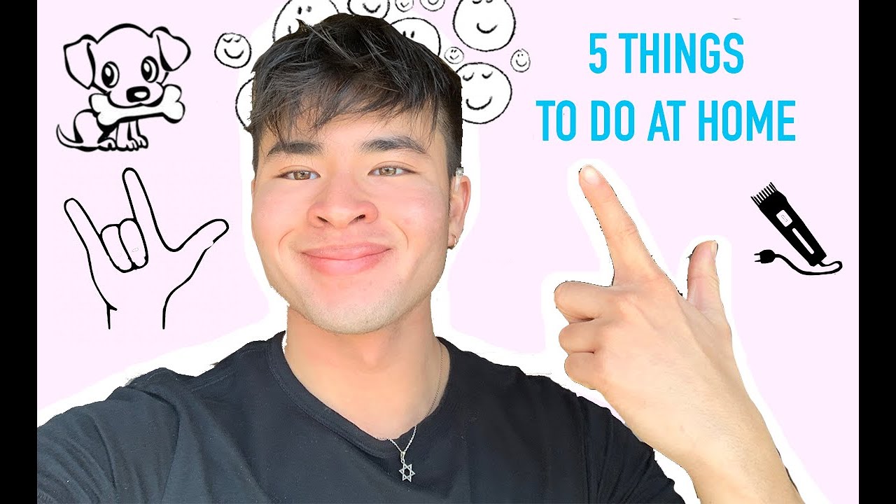 5 Things To Do At Home : VLOG - YouTube