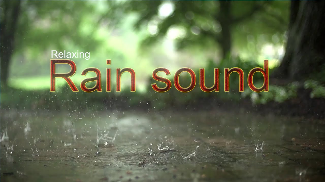 Rain Sound_02 REAL RAIN 24/7,GENTLE NIGHT RAIN Non stop, Rain Sounds to ...