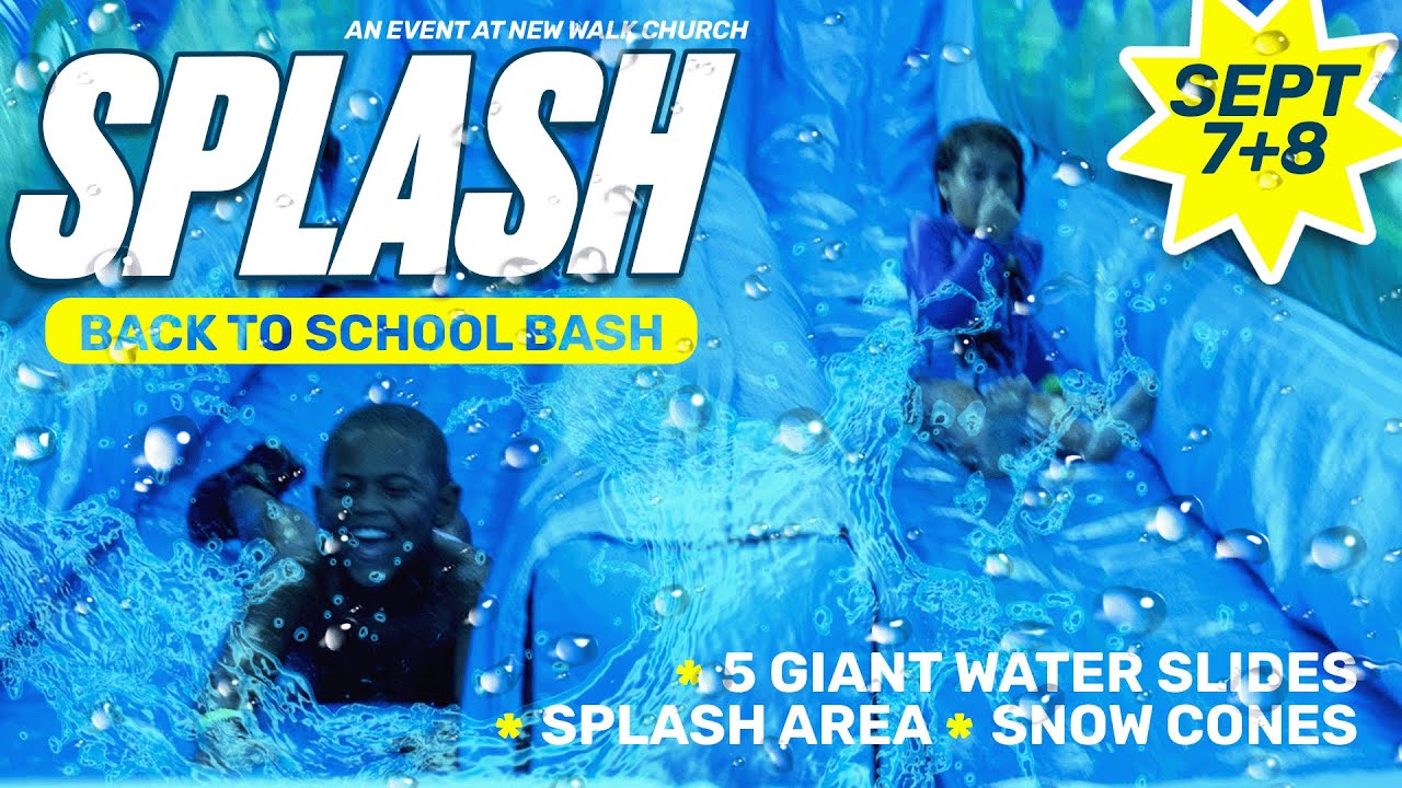 It's Splash Weekend (Sept 7/8) - You Are Invited! - YouTube