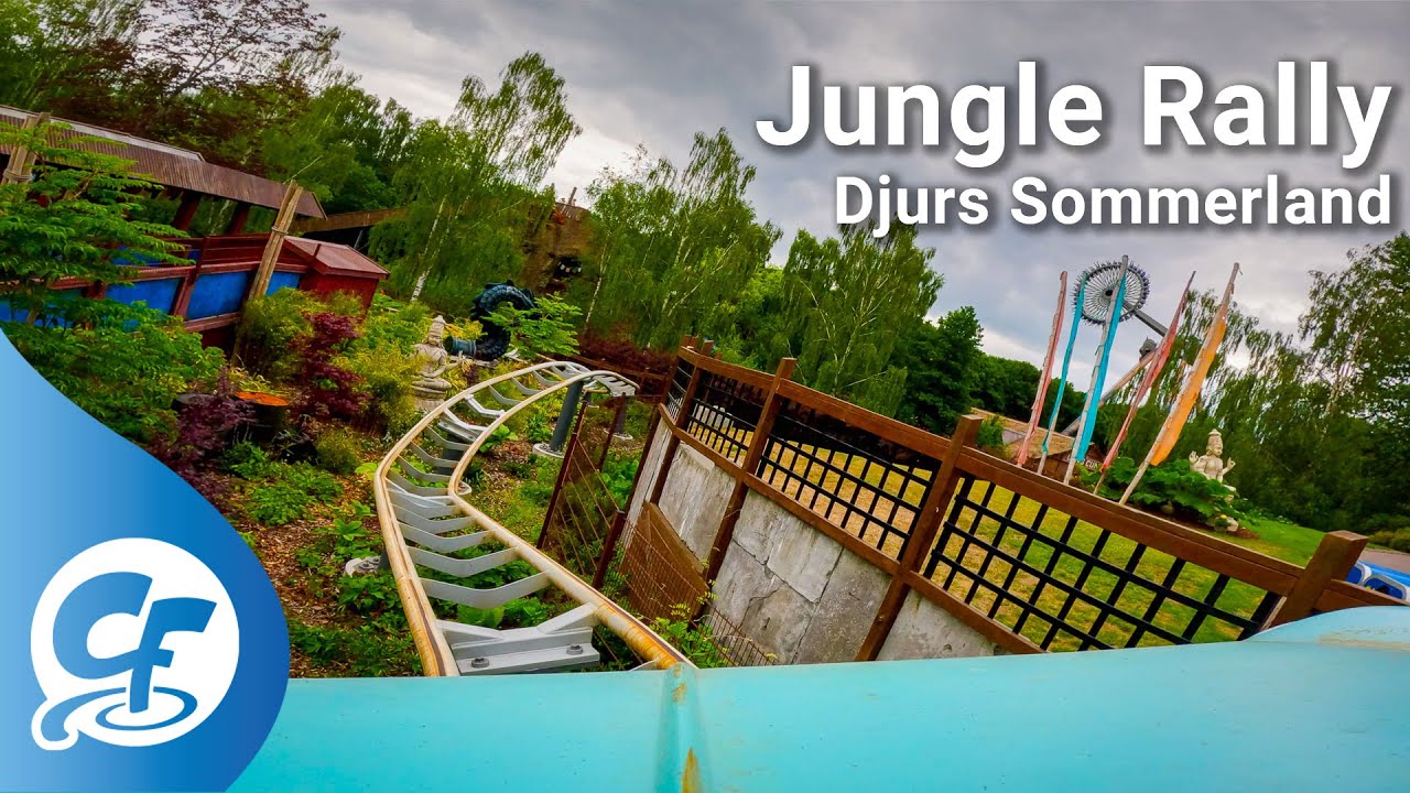 Jungle Rally front seat on-ride 5K POV @60fps Djurs Sommerland - YouTube