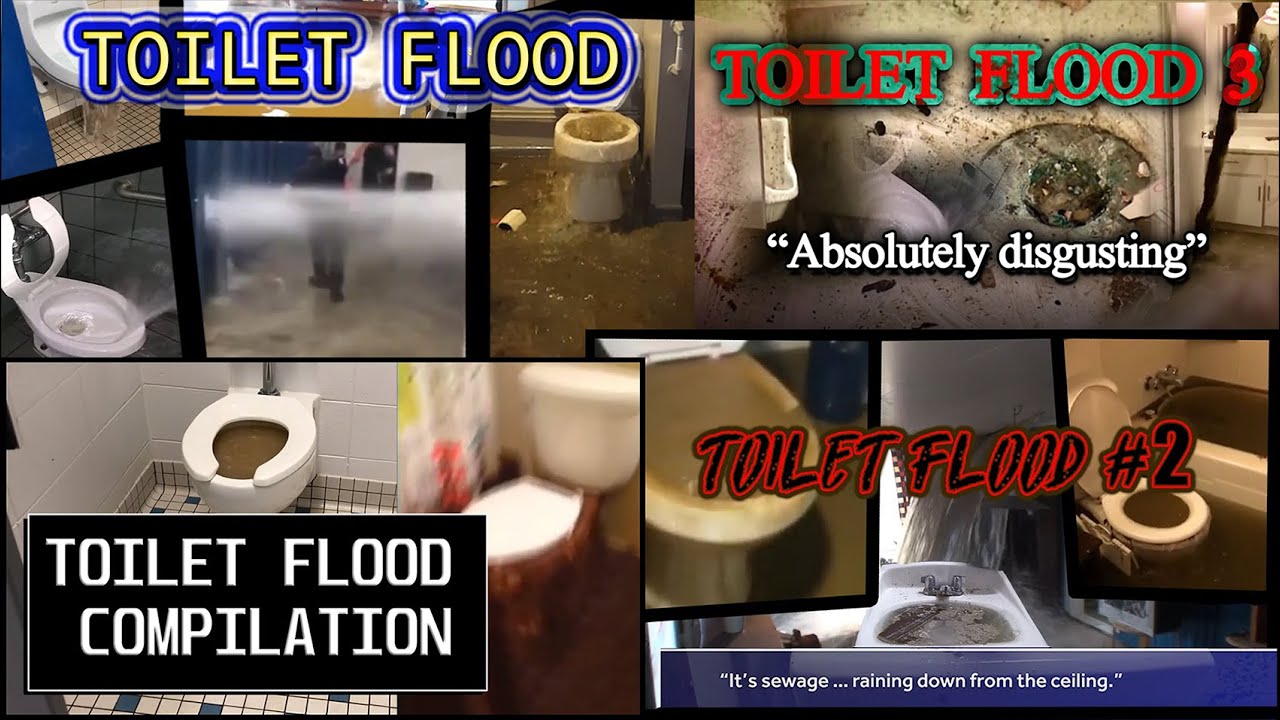 MEGA TOILET FLOOD COMPILATION - SUPER OVERFLOW - YouTube