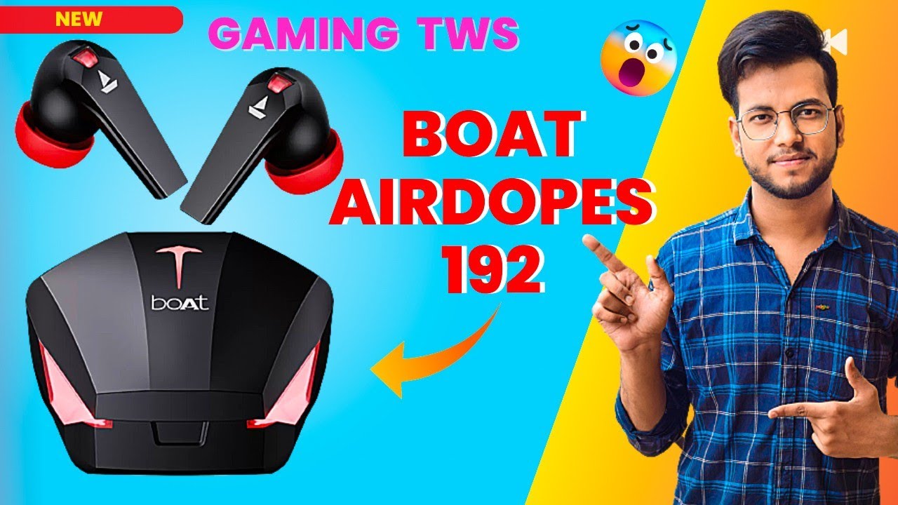 BoAt Airdopes 192 Gaming TWS || 💥 Boat Airdopes 192 Review || Boat ...