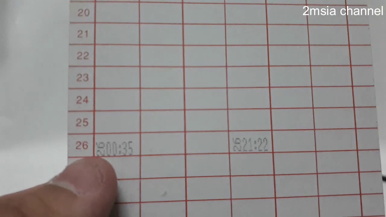 Geomaster 360D Punch Card Machine Mid Night Still Print On Same Day ...