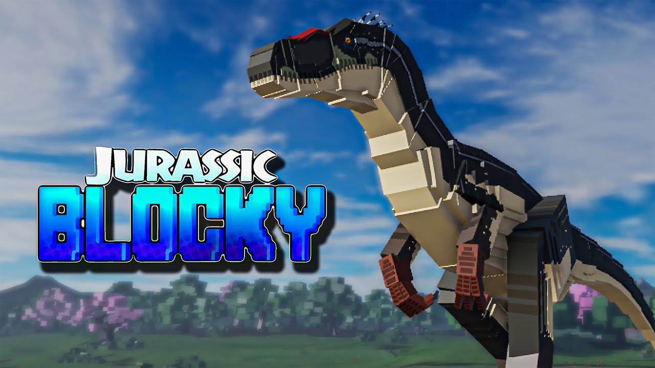 Velociraptor Gameplay | Roblox Jurassic Blocky - YouTube