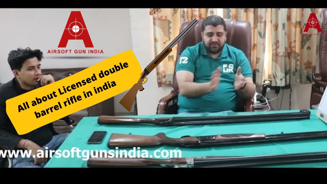 All about Licensed double barrel rifle in india - YouTube