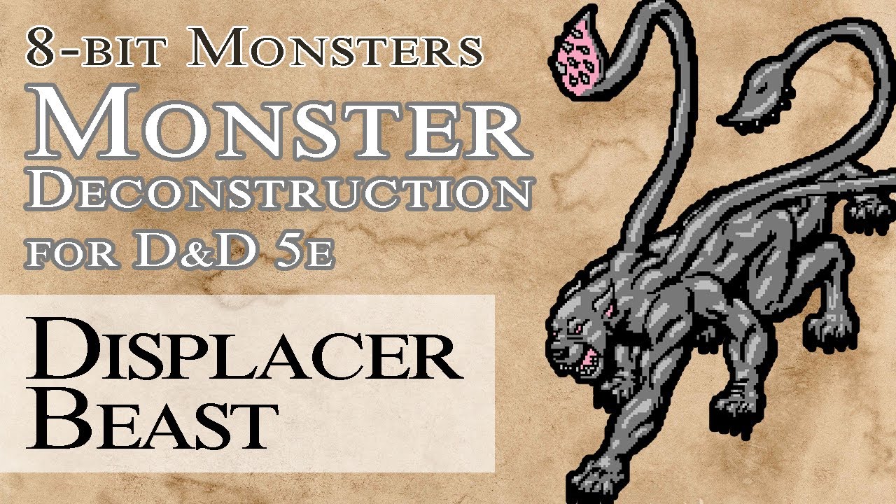 Displacer Beast Monster Deconstruction for D&D 5e | Dungeons & Dragons ...