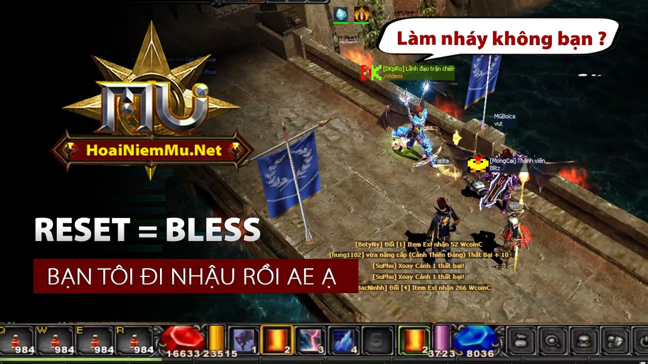 Wing 2 luck = 7000 viên Bless - Oẳn tù tỳ Kiếm thêm Bless AE ạ - Lê Minh Hài - YouTube