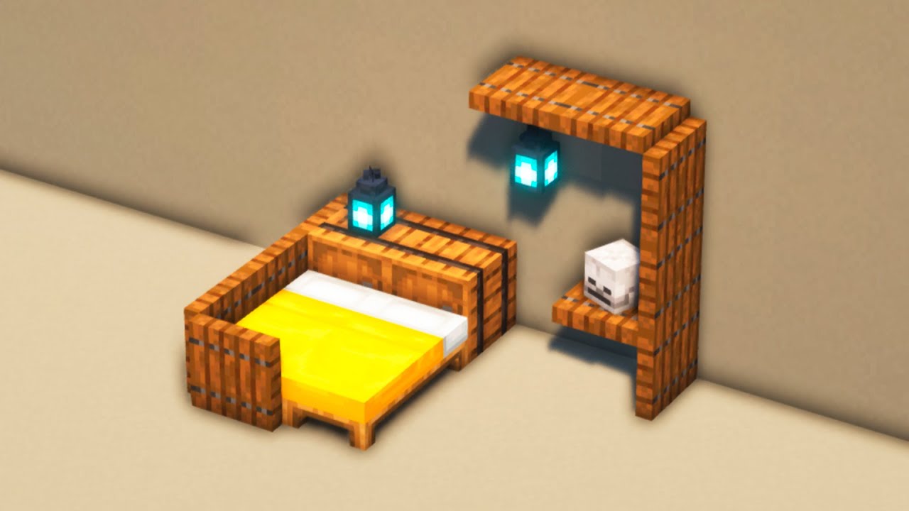 Strange Yellow Bed in Minecraft - YouTube