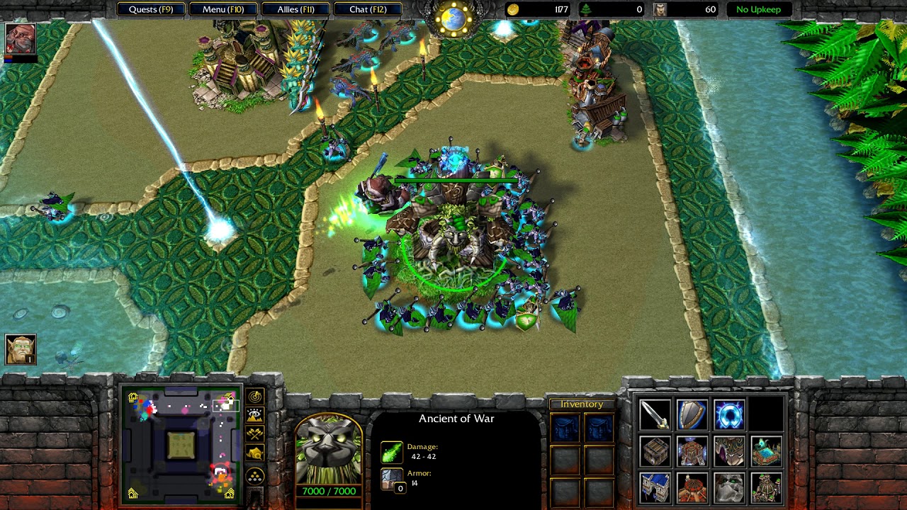 Warcraft III: TFT - (CUSTOM) 534 - Hero Push - S Cjohnem v teamu! - YouTube