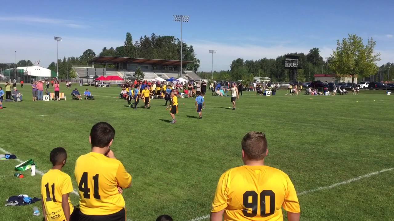 North Surrey flag football game - YouTube