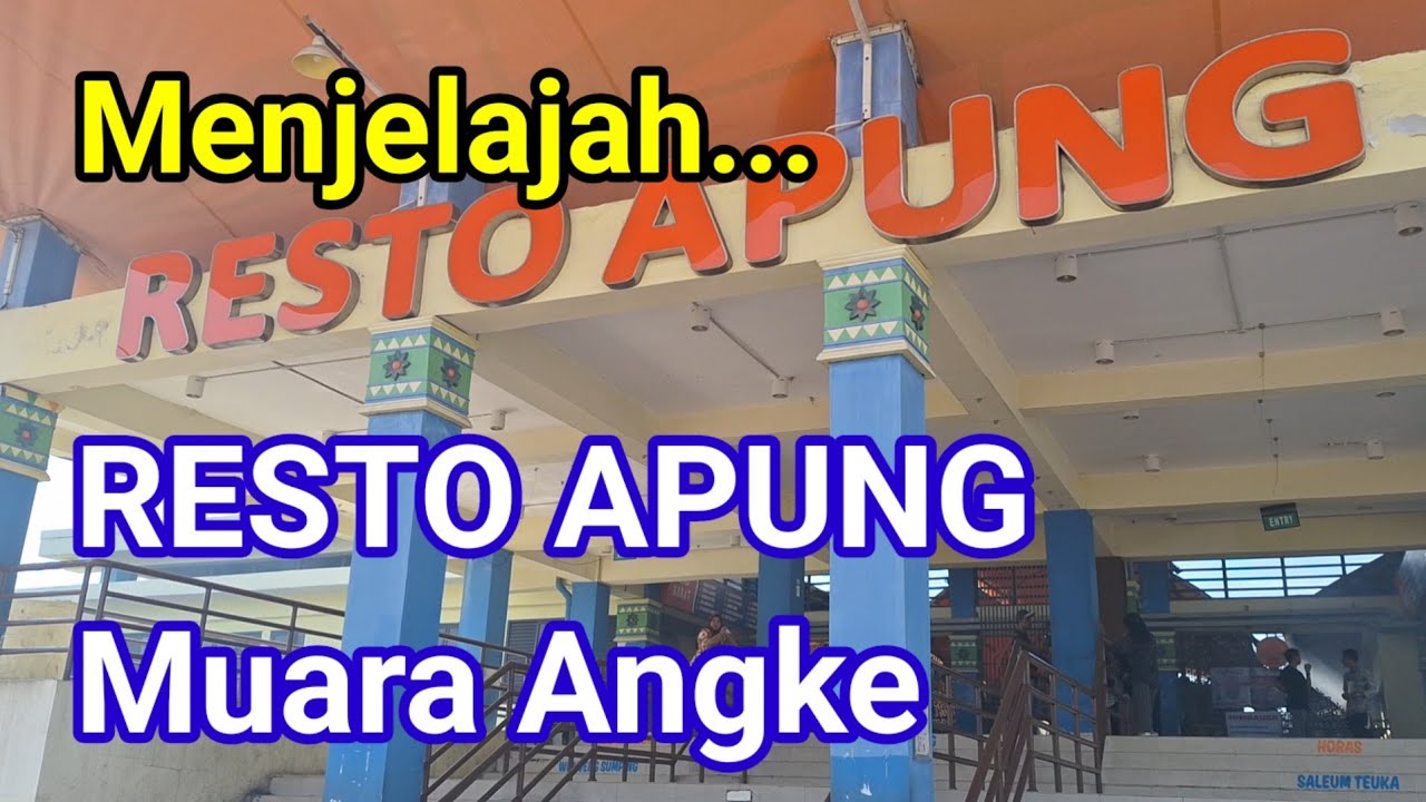 Menjelajah: RESTO APUNG Muara Angke, Jakarta Utara || Area Makan luas ...