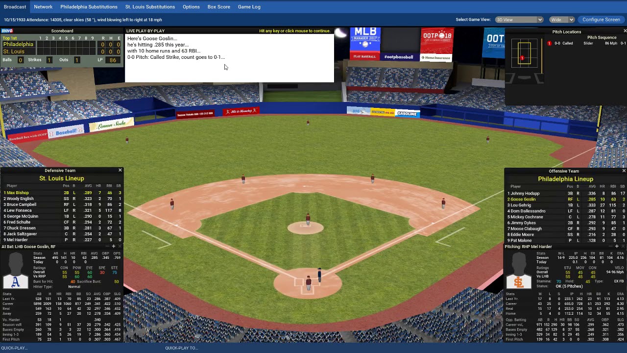 Baseball 101 (featuring OOTP 18): Basic rules of baseball, pt. 1 - YouTube