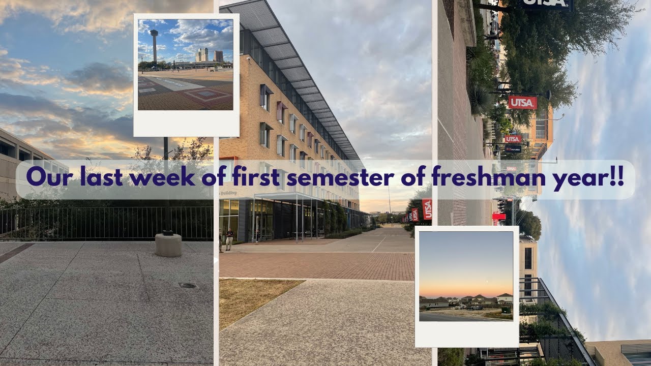 Our last week of first semester!! || Halfway through Freshman Year at ...