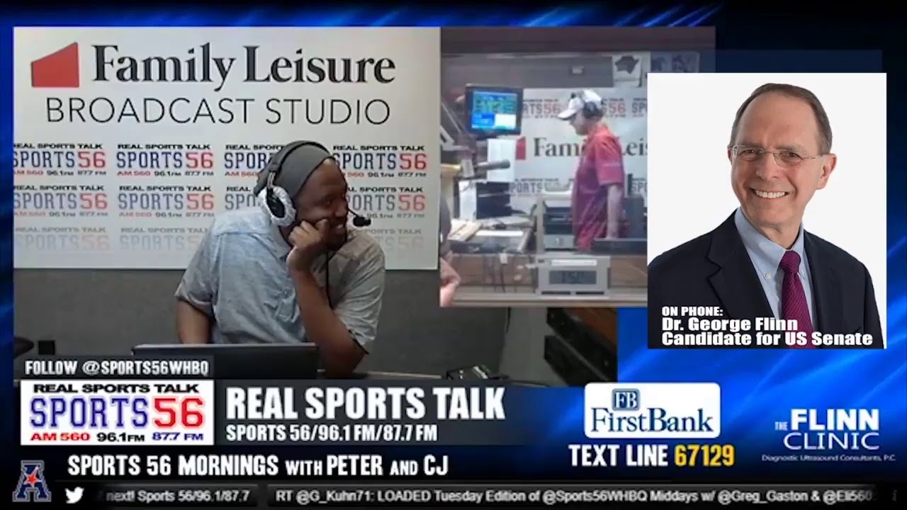 Dr. George Flinn on Sports 56 Mornings w/ Peter Edmiston & CJ Hurt ...
