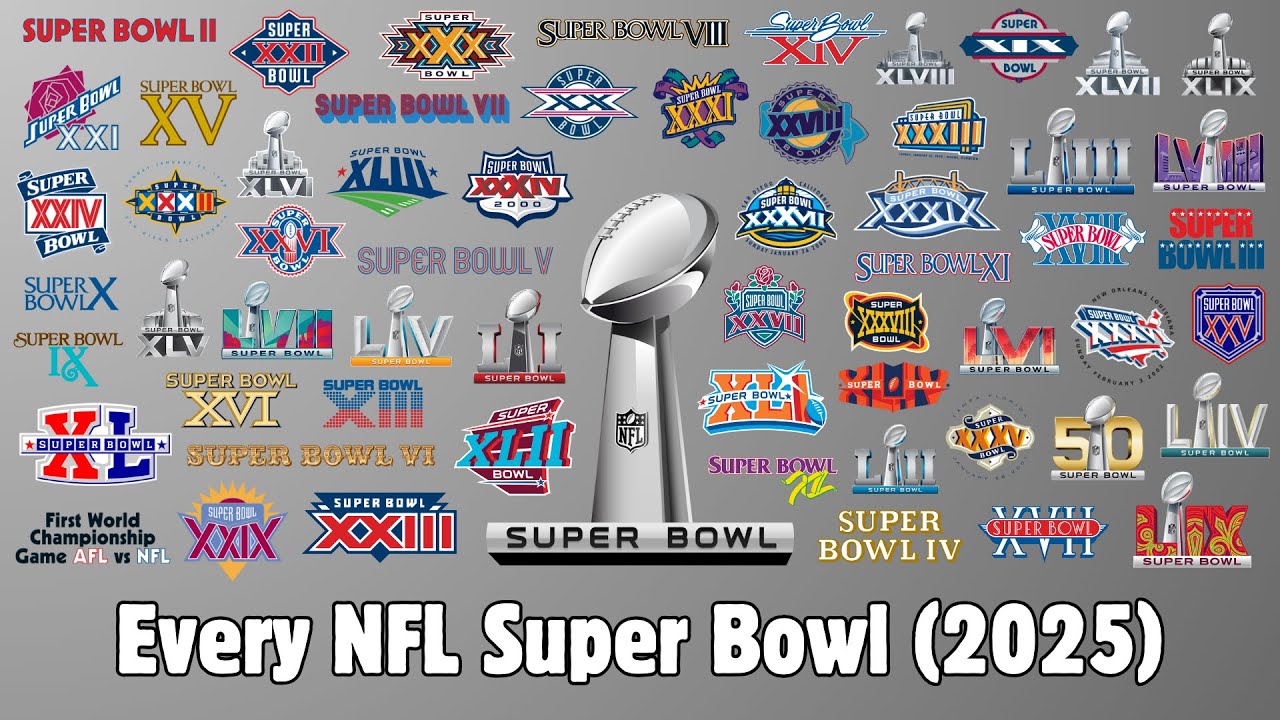 NFL: Every Super Bowl Ever (2025) - YouTube