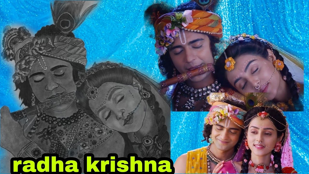 Radha Krishna Drawing & How to Make Step By Step Drawing #viralvideo # ...