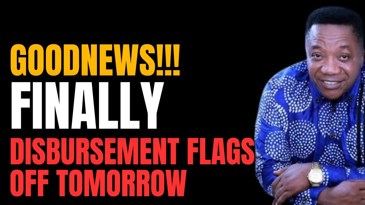 CONGRATULATIONS FINALLY, DISBURSEMENT FLAGS OFF TOMORROW #funding - YouTube
