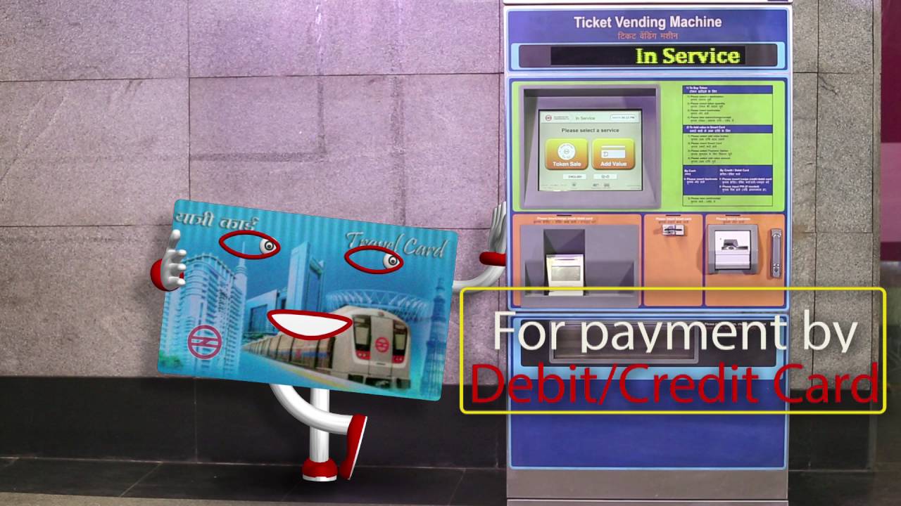 DMRC Smart Card Recharge Methods - YouTube
