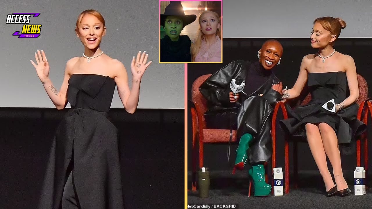 🎭😂 Ariana & Cynthia’s Wicked Bloopers Will Have You in Stitches! - YouTube