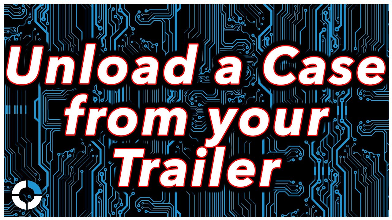 How to unload your trailer - YouTube
