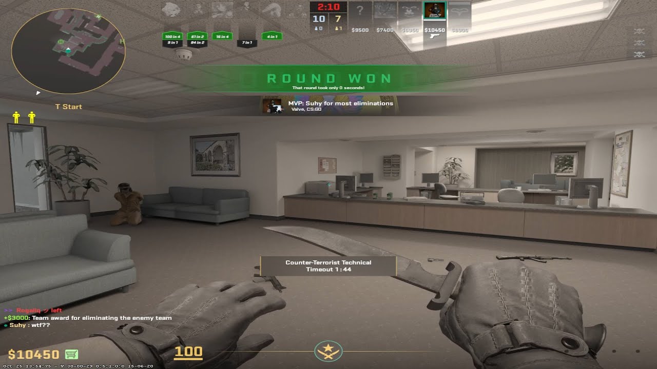 CS 2 I just won the round during the technical timeout 🤯🤯 - YouTube