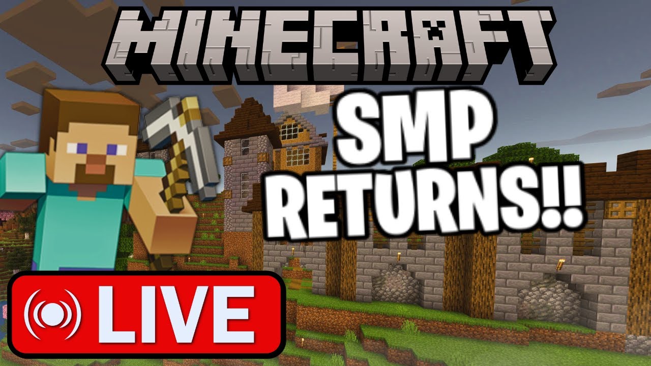 We're Back!! | Minecraft SMP |Live| - YouTube