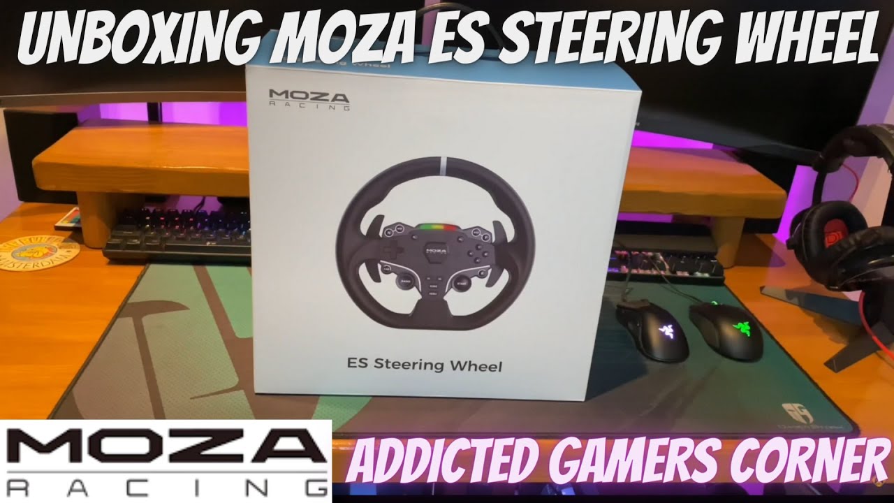 Moza ES Steering Wheel UNBOXING... - YouTube