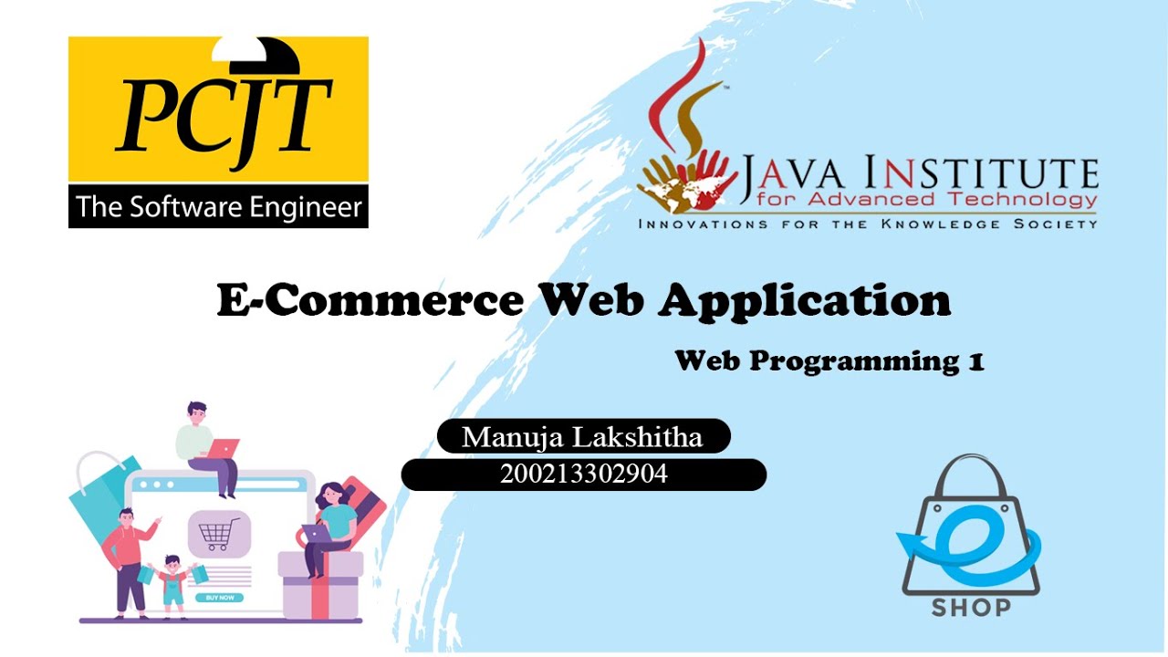 Web Project Task 46 | 1st year | Semester 01 | Java Institute | eShop Web Application - YouTube