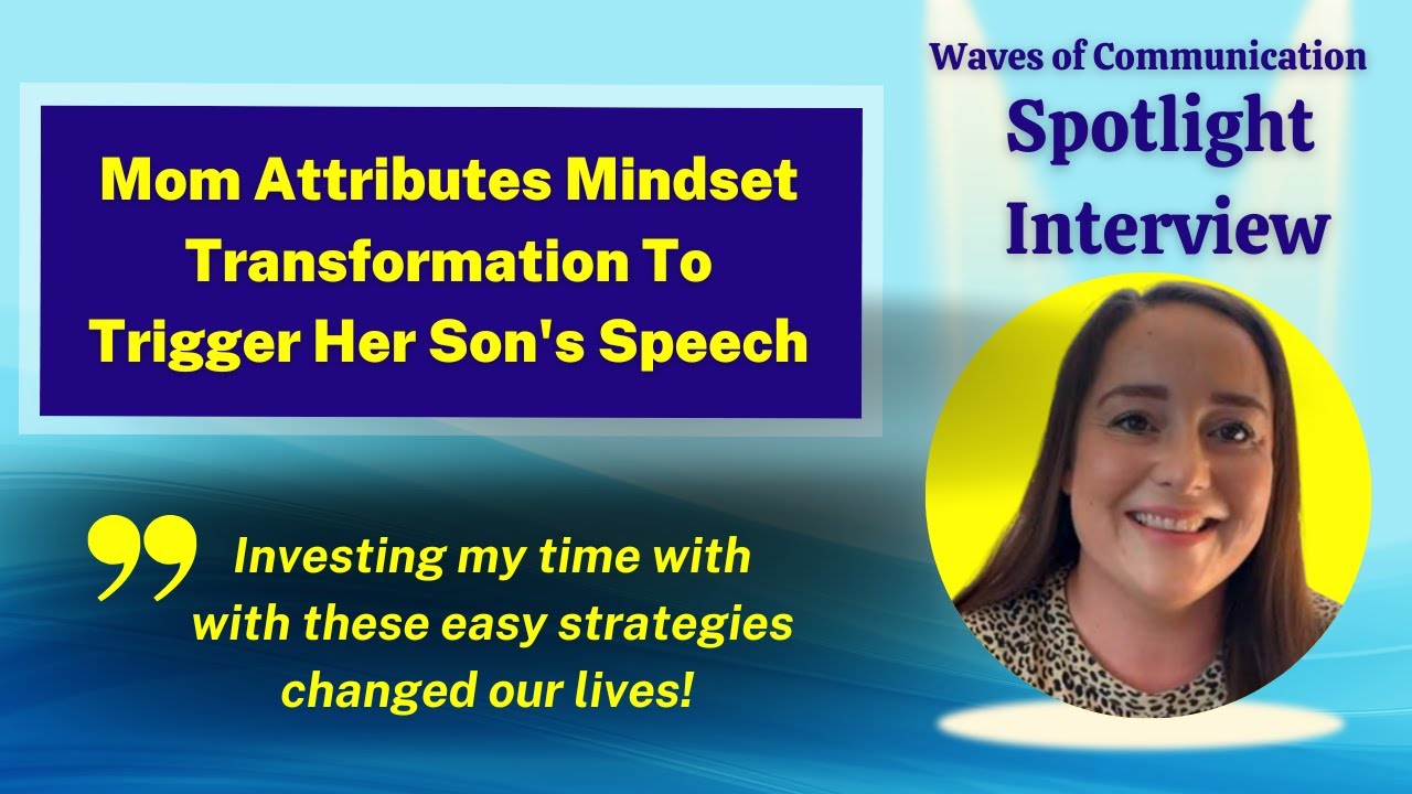 Mom Attributes Mindset Transformation To Trigger Her Son's Speech - YouTube