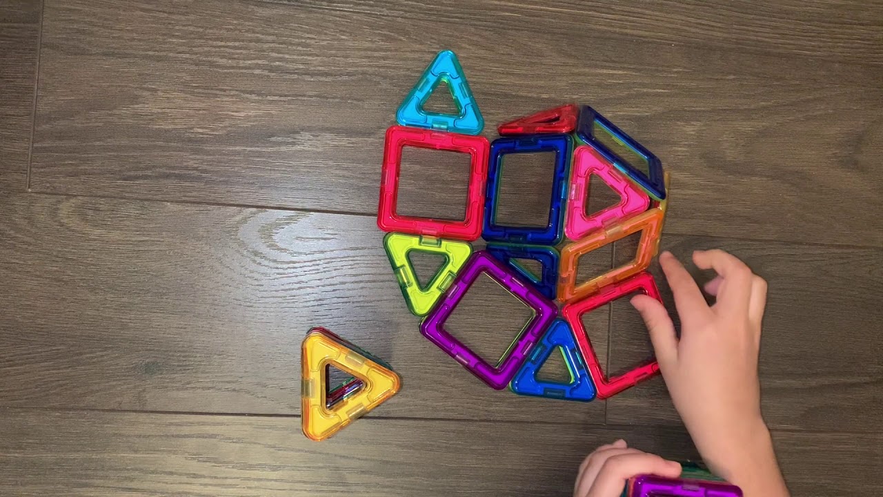 Fun with Magnatiles ( Part 3) - YouTube