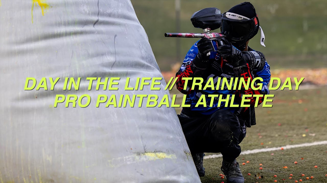 DAY IN THE LIFE - PRO PAINTBALLER // TRAINING DAY BETWEEN EVENTS - YouTube
