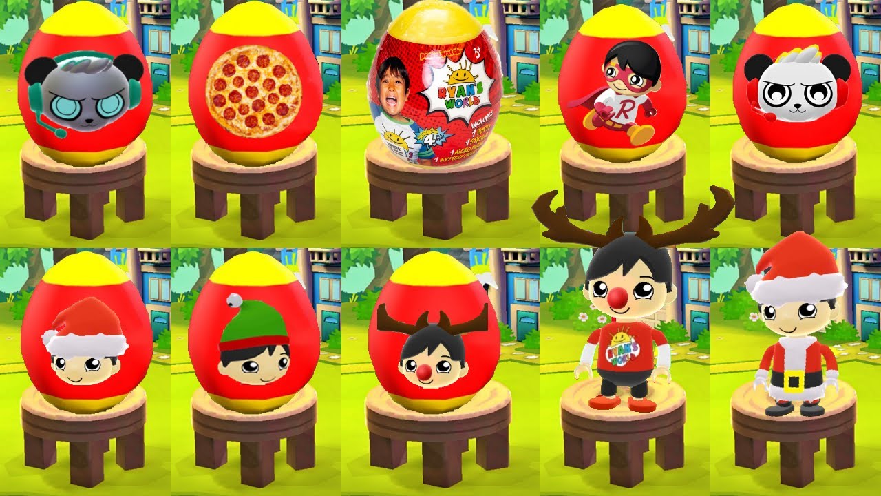 Tag with Ryan Christmas Update Mystery Surprise Egg All Characters ...