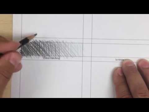 Cross-Hatching Value Scale - YouTube