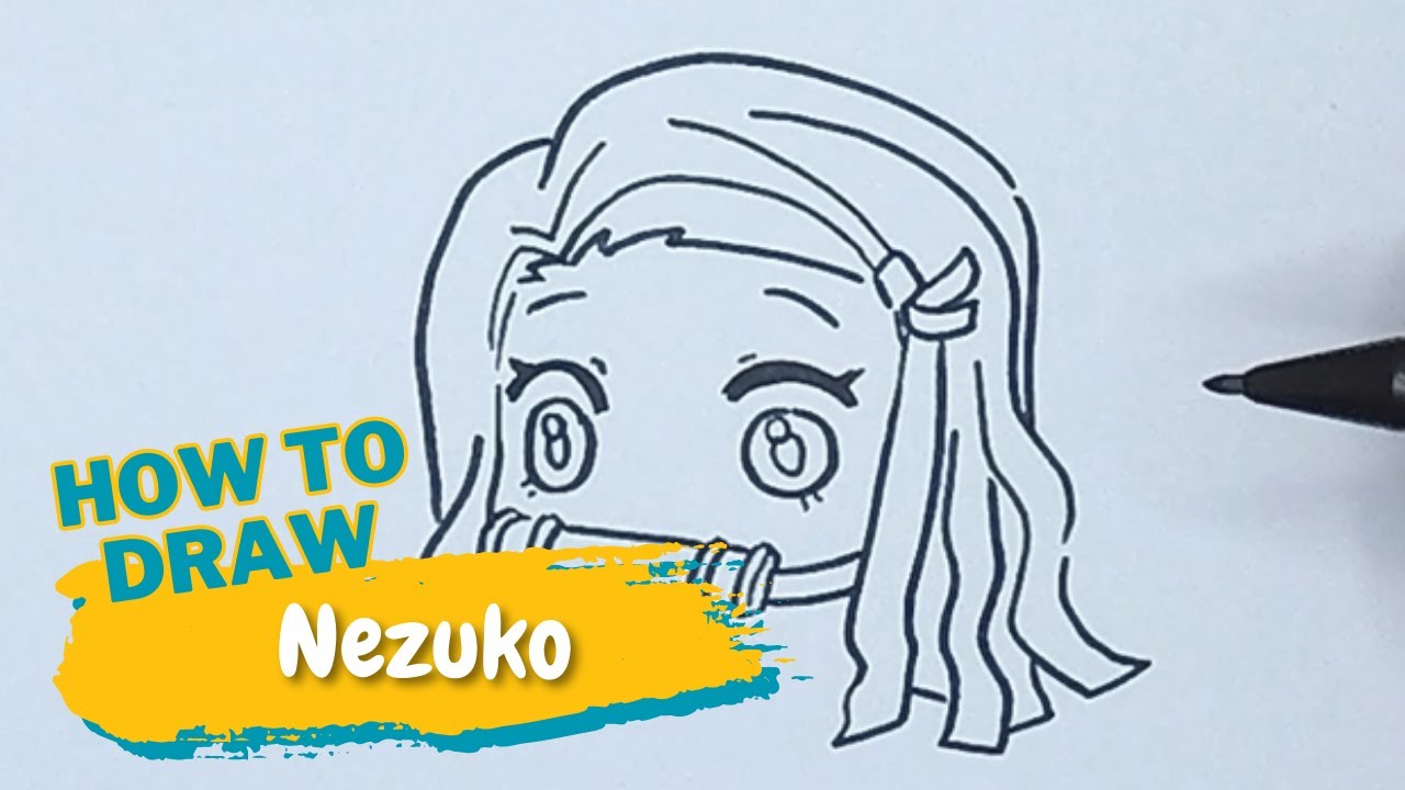 How To Draw Nezuko Chibi Youtube