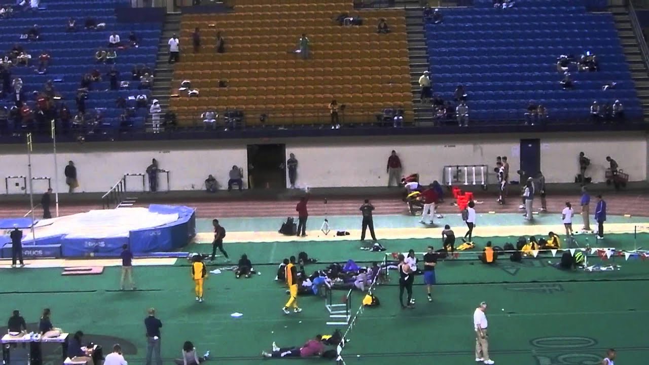 Milan Ristic UNC Asheville 60 hurdles final - ETSU Niswonger 2013 - YouTube