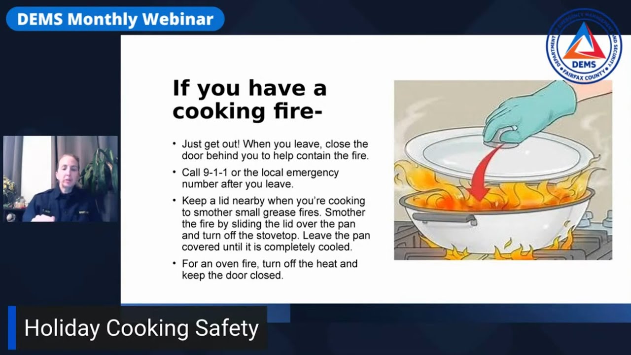 Thanksgiving and Holiday Cooking Fire Safety - YouTube