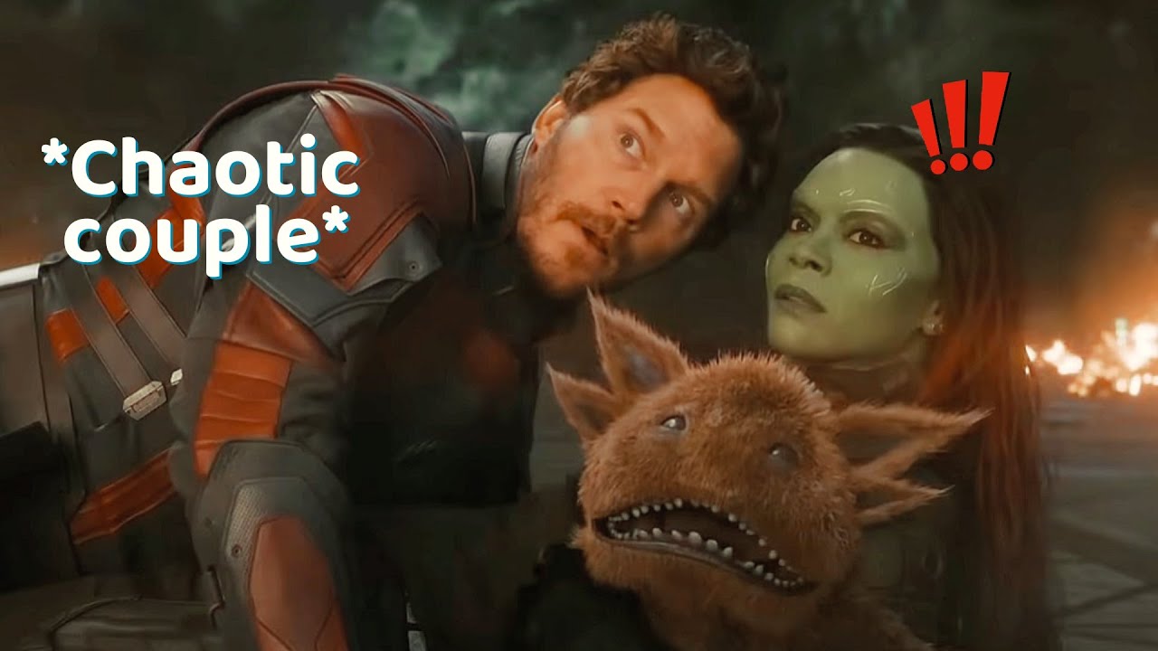 peter and gamora being chaotic couple - YouTube
