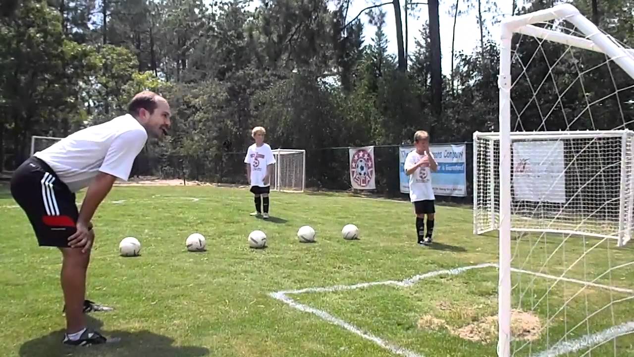 Shooting Progression using the "3-Step Instep Drive" - YouTube