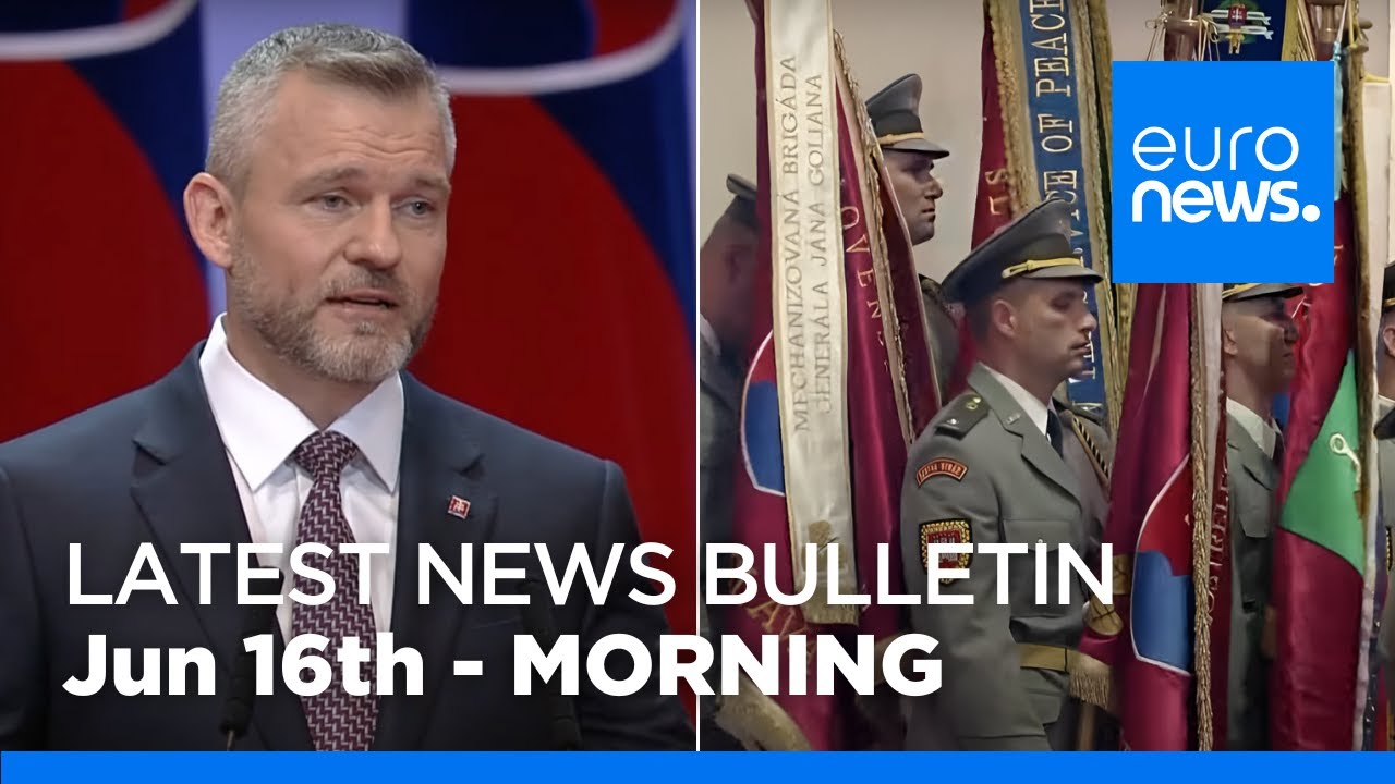 Latest news bulletin: June 16th 2024 Morning | euronews 🇬🇧 - YouTube
