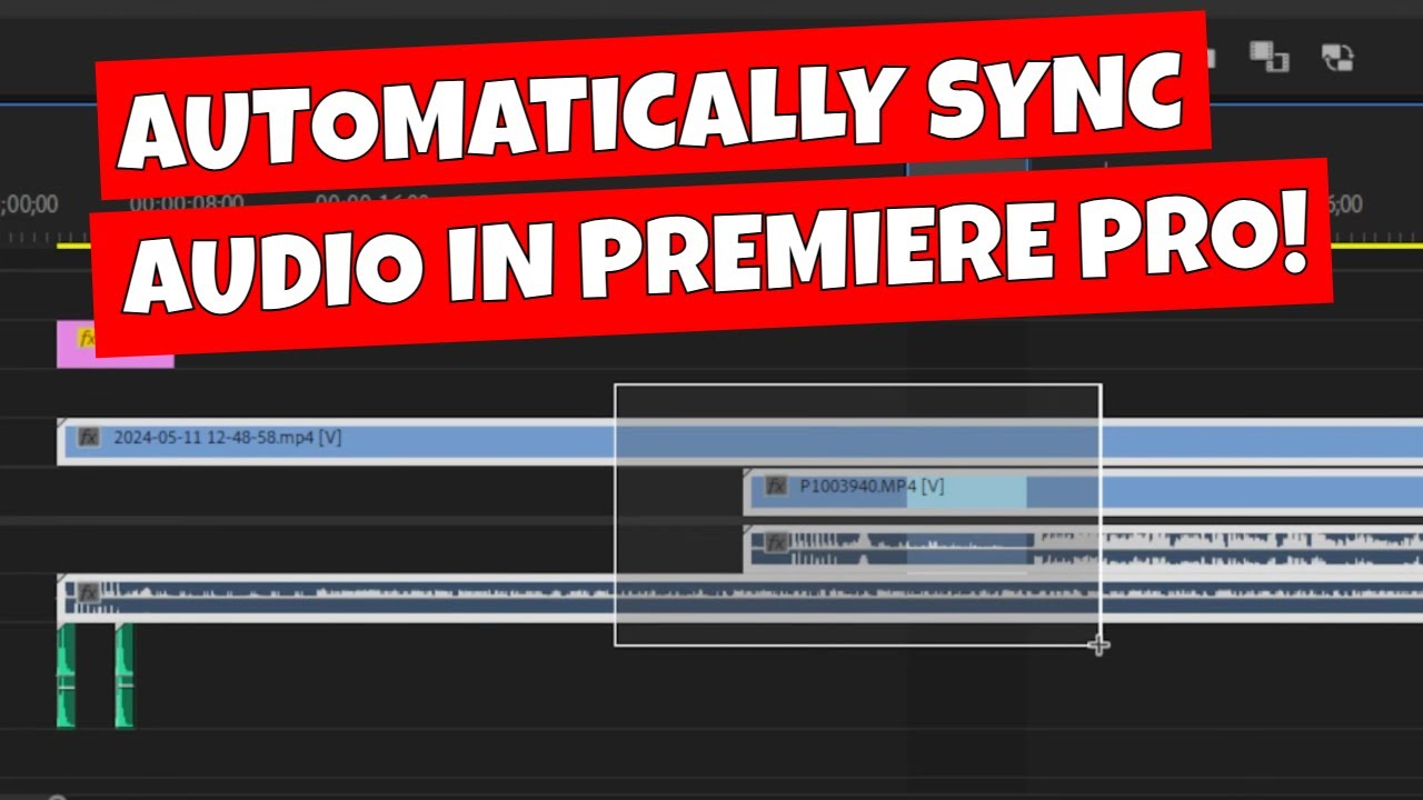 How To Easily Sync Multi Audio Tracks In Adobe Premiere Pro Timeline ...