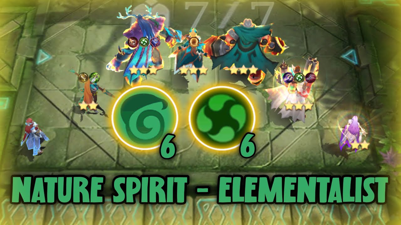 6 NATURE SPIRIT + 6 ELEMENTALIST = 1ST | POPULAR COMBO IN MAGIC CHESS ...