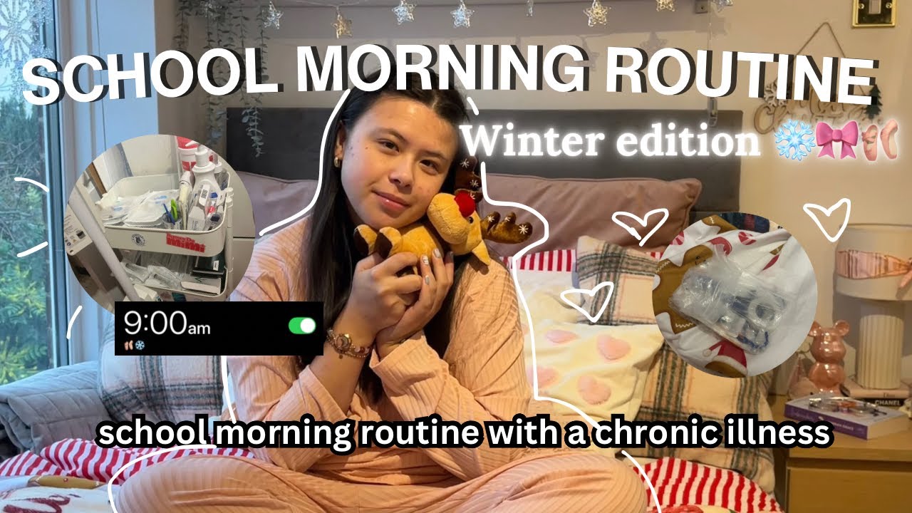 SCHOOL MORNING ROUTINE *chronic illness edition* - YouTube