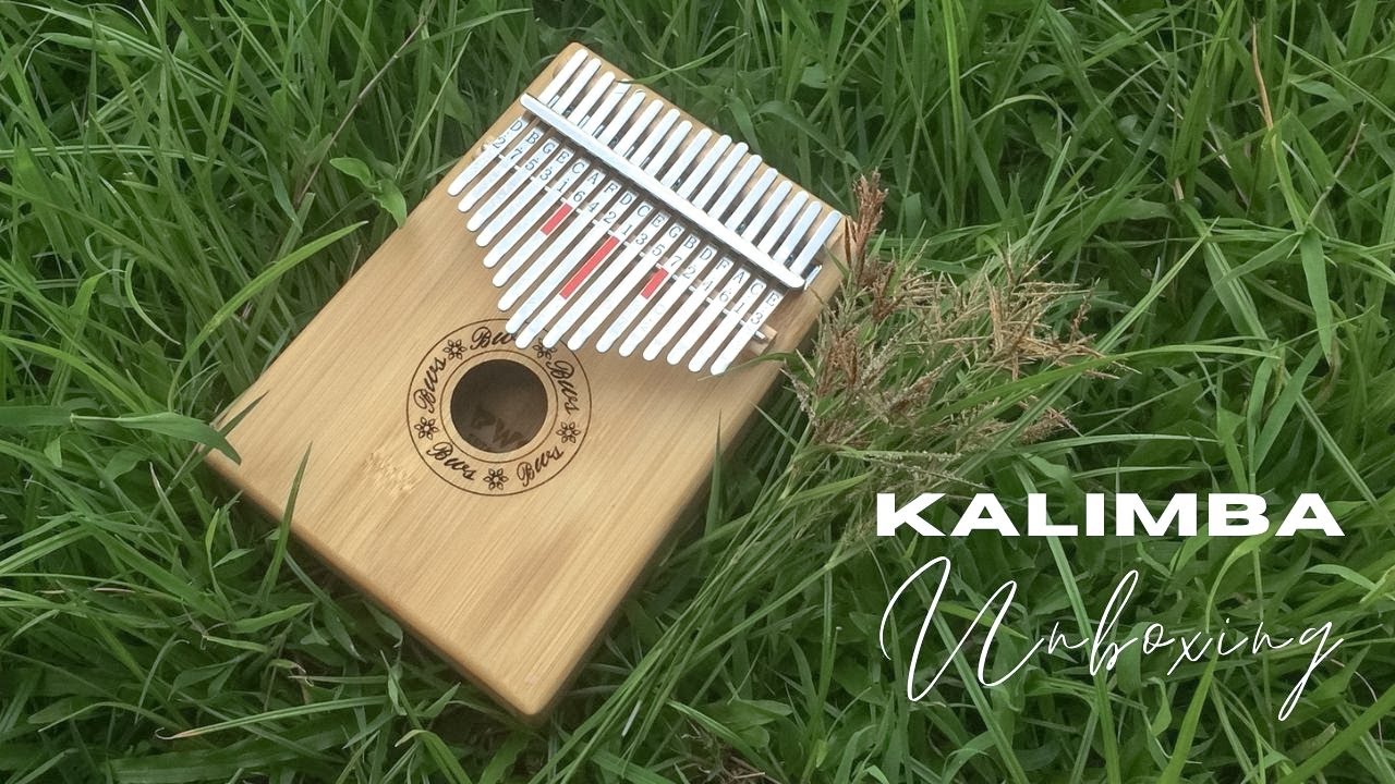 📦 unboxing — my first wooden kalimba, song cover, and sound test ...