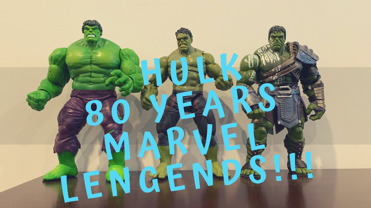 Hulk Marvel Legends Marvel 80 Years Size Comparison - YouTube