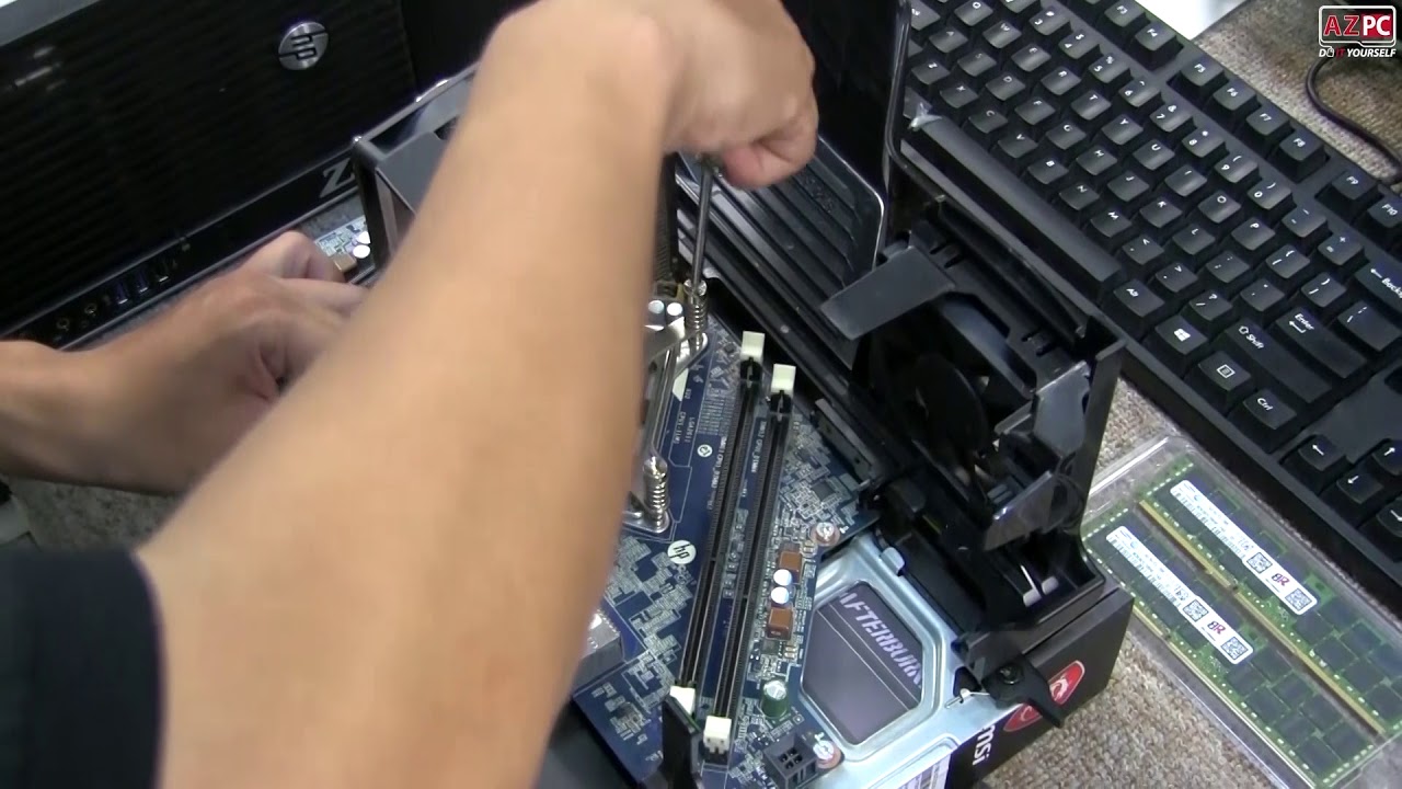 HP Z620 V2 hàng USA - YouTube