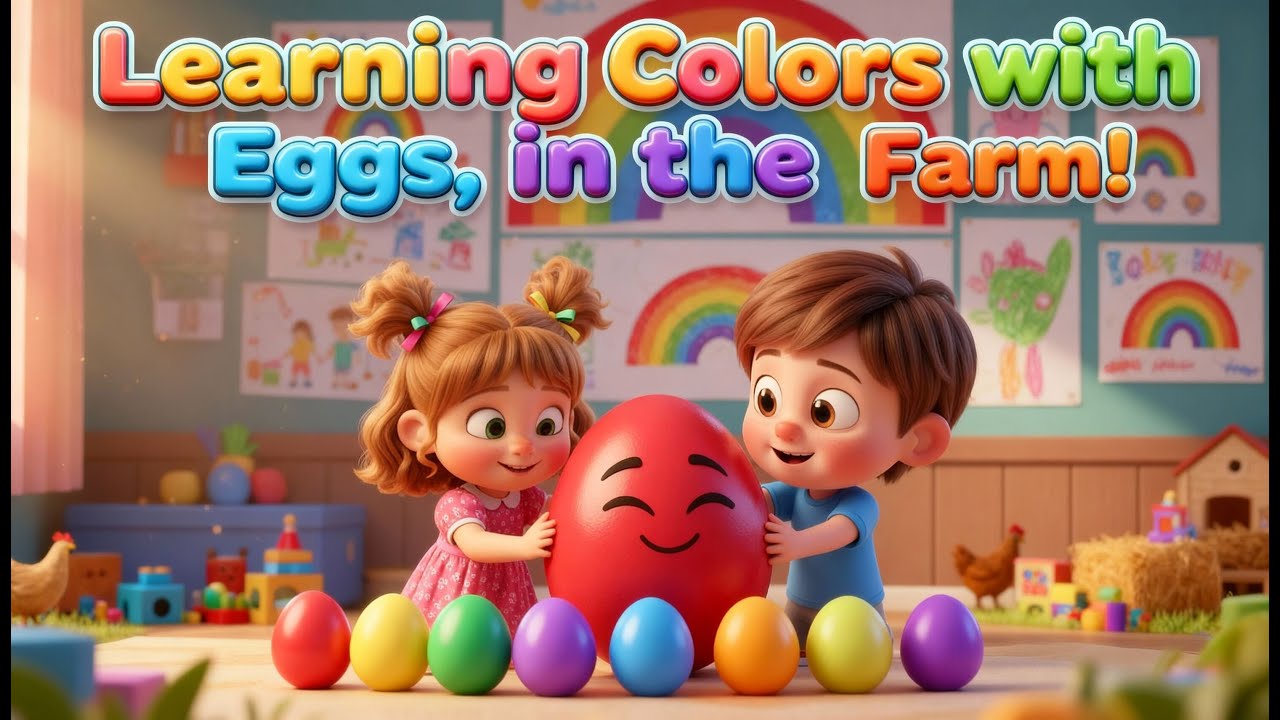 Egg Surprise Colors | Learn Colors for Toddlers & Kids #nurseryrhymes # ...