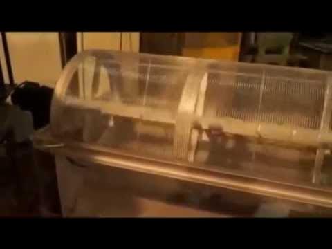 Просеиватель роторный для песка - YouTube